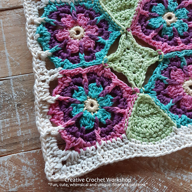 Ravelry: Blossom Honeycomb Square pattern by Joanita Theron