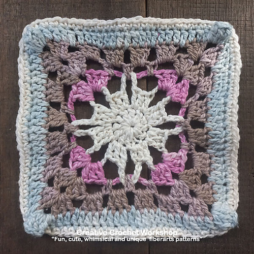 Ravelry: Hip Seville Lace Granny Square pattern by Joanita Theron