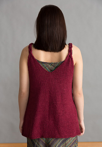 Ravelry: Braided Strap Tank pattern by Tonia Barry