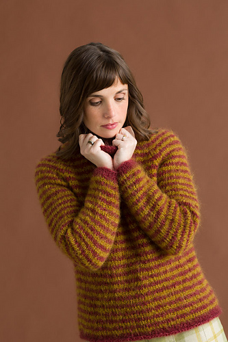 Ravelry: Striped Raglan Pullover pattern by Susan Mills Knits