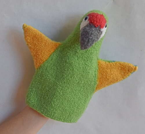 Ravelry: Parrot Puppet pattern by Cindy Pilon