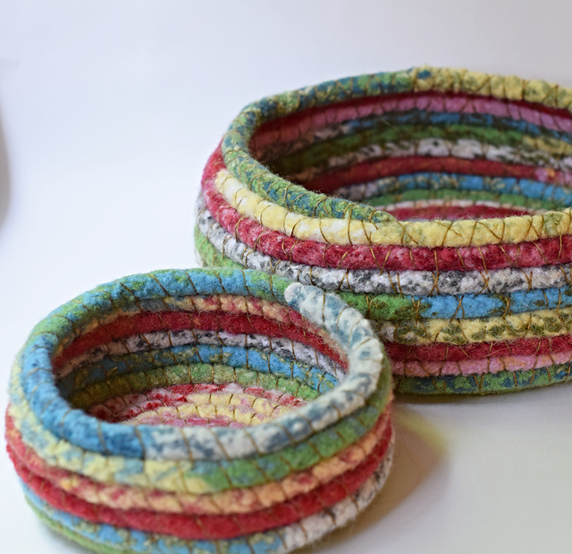 Ravelry: Hand-Formed Coiled Bowls pattern by Cindy Pilon