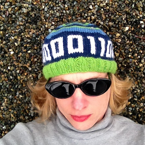 Ravelry: Binary 12th Man Hat pattern by C Jane