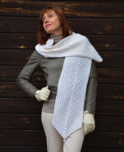 Ravelry: ArtDECO scarf pattern by conceptcreative.store