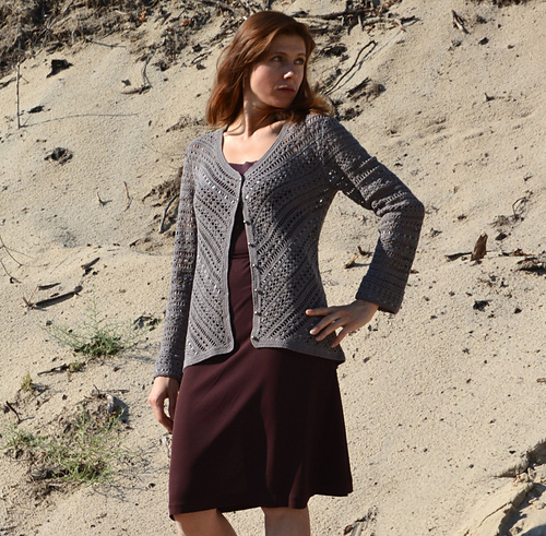 Ravelry: Textured diagonal jacket pattern by conceptcreative.store
