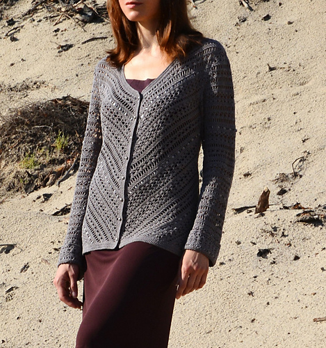Ravelry: Textured diagonal jacket pattern by conceptcreative.store