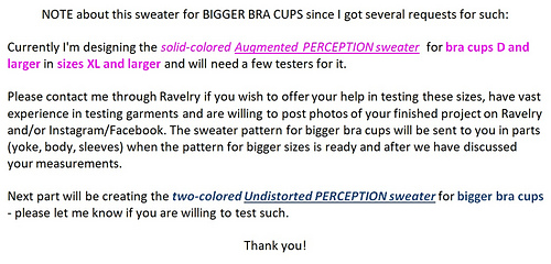 Ravelry: Augmented PERCEPTION sweater pattern by conceptcreative.store