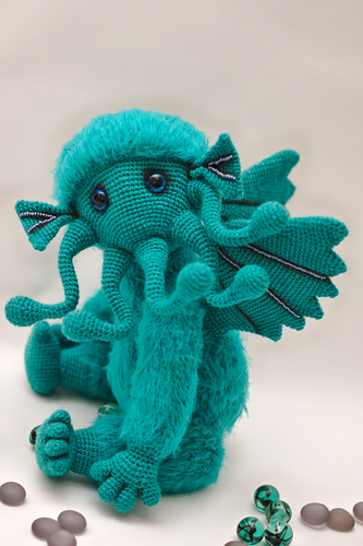 Ravelry: 0008 Cthulhu pattern by CrochetPatternGuru