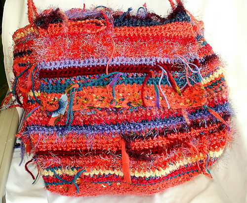 Ravelry: Scrappy Tote Bag pattern by Cindy Adams
