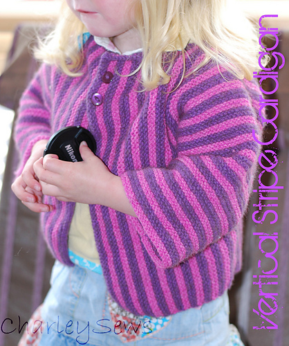 Ravelry: Vertical Stripes Baby Sweater pattern by Lion Brand Yarn