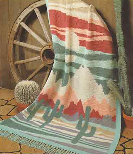 Ravelry: Desert Scene Afghan pattern by Mary Maxim