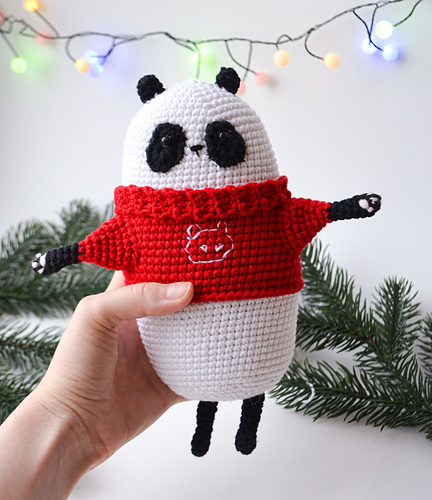 Ravelry: Cute Chubby Panda pattern by Alexandra Volkova