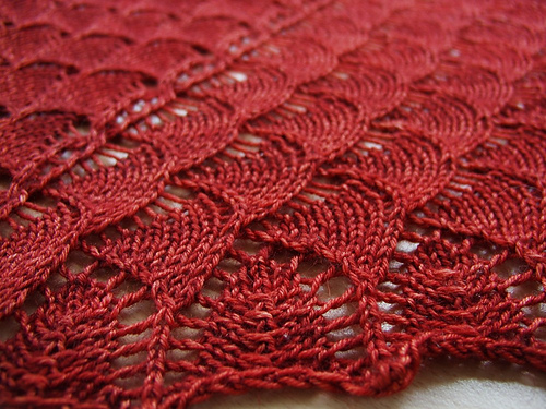 Ravelry: Y Ddraig Shawl pattern by Caerthan Wrack