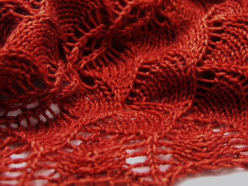 Ravelry: Y Ddraig Shawl pattern by Caerthan Wrack