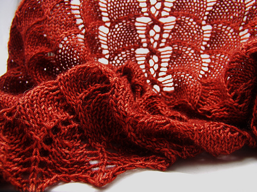 Ravelry: Y Ddraig Shawl pattern by Caerthan Wrack