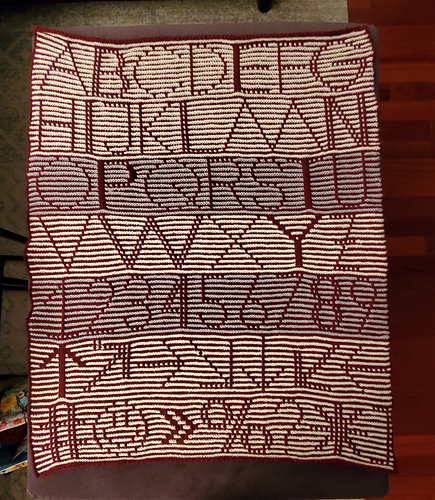 Ravelry: Knit Grotesk ABC-Blanket pattern by Rüdiger Schlömer