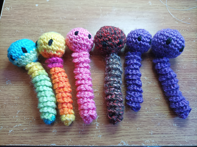 Ravelry: Worry worm with round Head pattern by Cheryl Jackson