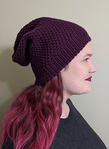 Ravelry: Diamond Slouchy Toque pattern by Rachel Cassels