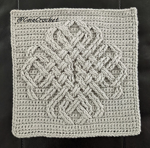 Ravelry: Shamrock Clover Square pattern by Caia CrochetCreations