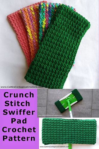 Ravelry: Crunch Stitch Swiffer Sweeper Pad pattern by Caitlin's ...
