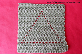 Ravelry: Triangle Shape Filet Square pattern by Caitlin's Contagious ...