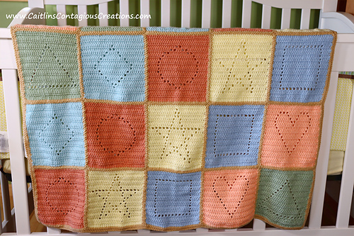 Ravelry: Shapes & Blocks Baby Blanket pattern by Caitlin's Contagious ...
