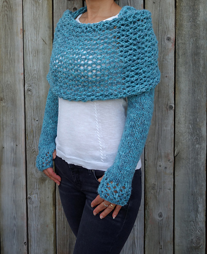 Ravelry: Lagoon Wrap Around Shrug pattern by Camelia Mit