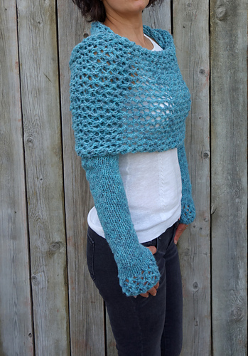 Ravelry: Lagoon Wrap Around Shrug pattern by Camelia Mit