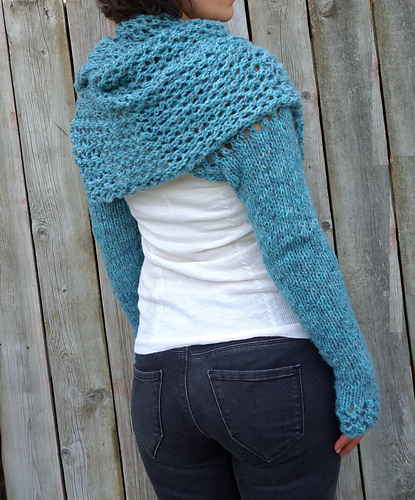 Ravelry: Lagoon Wrap Around Shrug pattern by Camelia Mit