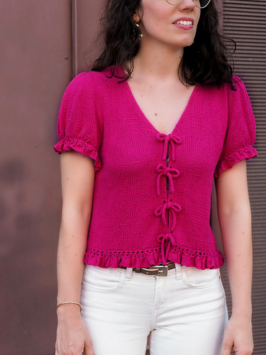 Ravelry: Knit Knot Blouse pattern by Camille K