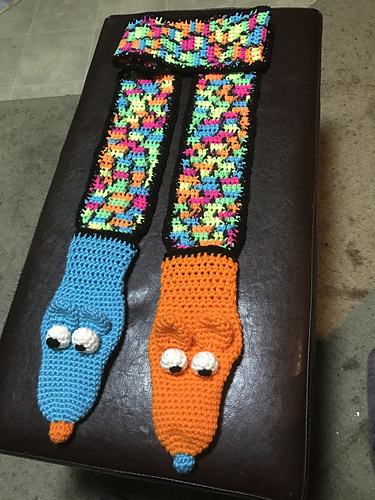 Ravelry: Child's Crochet Puppet Scarf pattern by Nancy Anderson