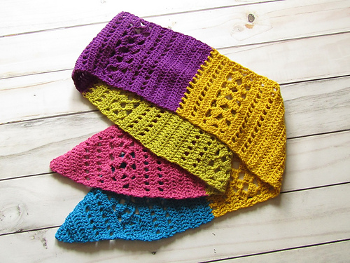 Ravelry: Color Block Scarf pattern by Canoe Mtn Designs