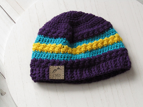 Ravelry: 3 Color Beanie pattern by Canoe Mtn Designs