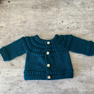 Ravelry: CapacKathy's Eyelet Yoke Sweater
