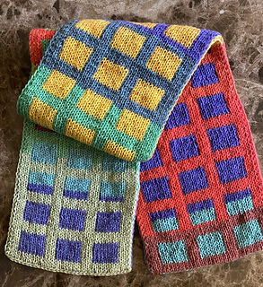 Ravelry: CapacKathy's Double Knit Windows Scarf