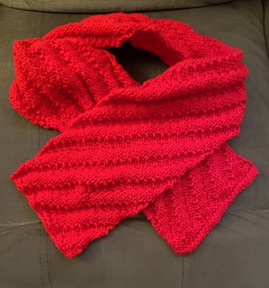 Ravelry: CapacKathy's Diagonal Rib Scarf