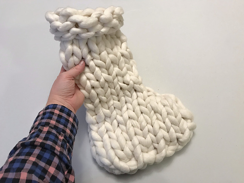 Ravelry: Chunky knit stocking pattern by Cara Corey