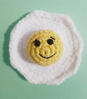 Ravelry: Ebert the Fried Egg pattern by Cara Engwerda