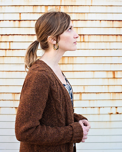 Ravelry: Minimalist Cable Cardigan pattern by Carina Spencer