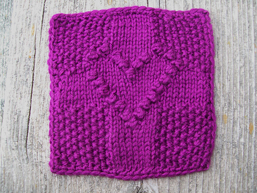 Ravelry: Cross Purposes 6-Inch Square pattern by Linda N