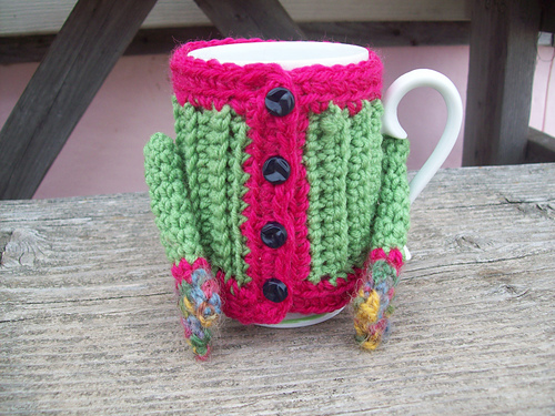 Ravelry: Crochet Hug Mug Cozy pattern by Tanya Eberhardt