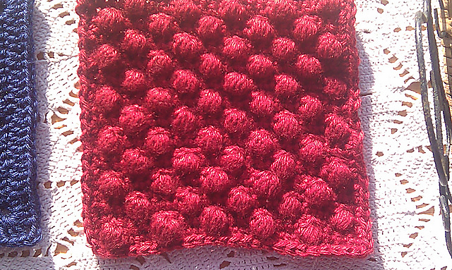 Ravelry: Staggered Puff 6-inch block pattern by Heather Johnson - halfknits