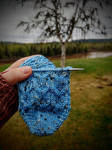 Ravelry: Outlander Socks Toe Up pattern by Carlie Perrins