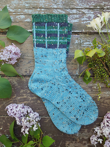 Ravelry: Outlander Socks Cuff Down pattern by Carlie Perrins