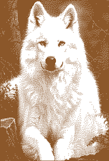Ravelry: Overlay Mosaic "WHITE WOLF" pattern by CarmenArtesana