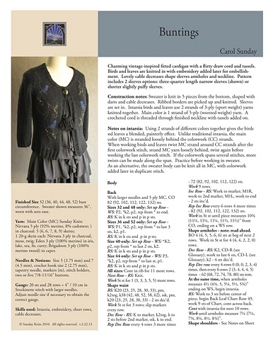 Ravelry: Buntings pattern by Carol Sunday