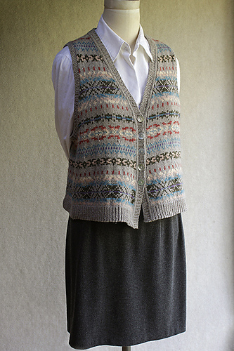 Ravelry: Nancy's Fair Isle Vest pattern by Carol Sunday