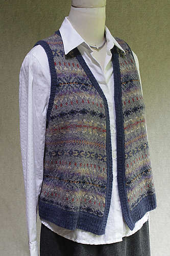 Ravelry: Nancy's Fair Isle Vest pattern by Carol Sunday