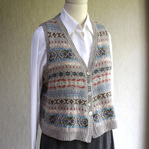 Ravelry: Nancy's Fair Isle Vest pattern by Carol Sunday