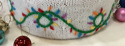 Ravelry: Christmas Cake Sweets Tub Cover pattern by Carol Connelly